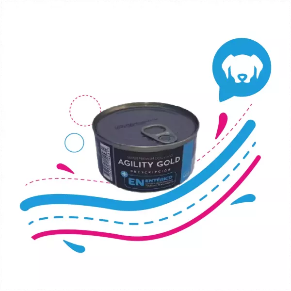 AGILITY GOLD LATA ENTERICO X 140 GR - Animal Center