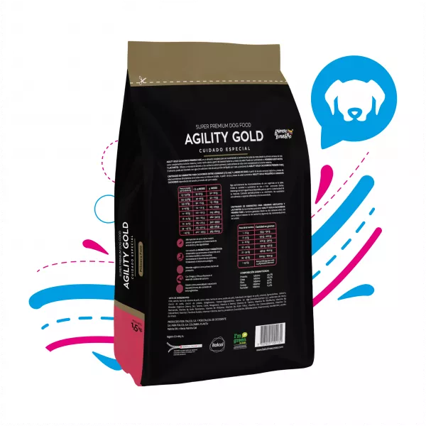 AGILITY GOLD PRIMERA FASE X 1.5 KG - Animal Center