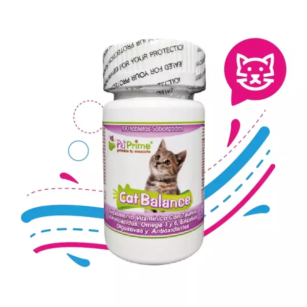 CAT BALANCE FCO X100 TABLETAS - Animal Center