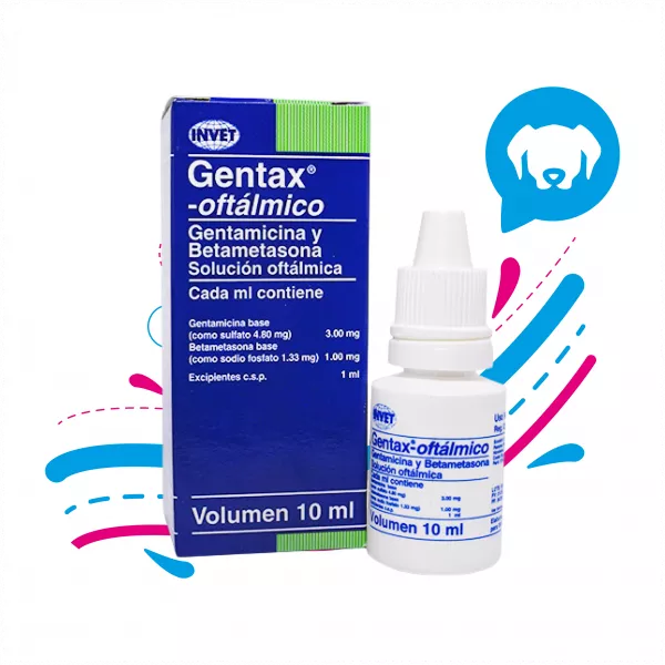 GENTAX OFTÁLMICO X 10 ML - Animal Center