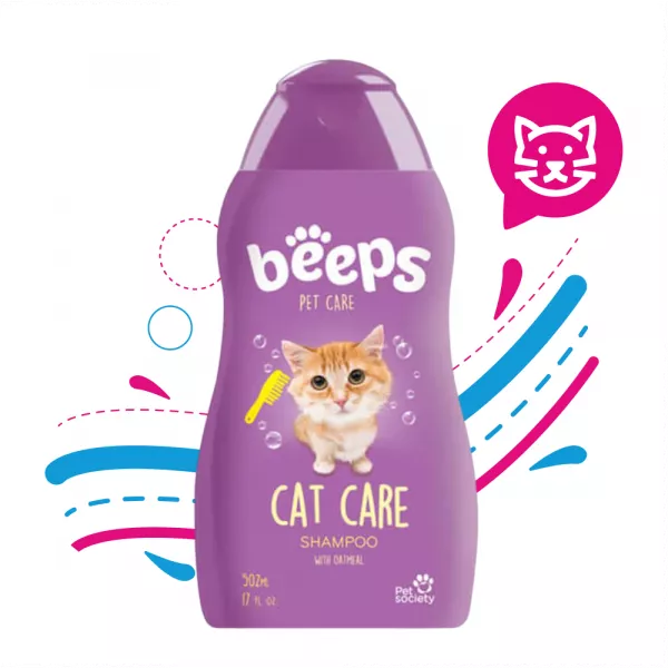 SHAMPOO BEEPS CAT CARE X 502 ML./17 OZ. - Animal Center