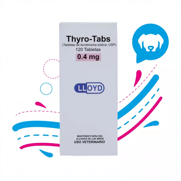 THYRO-TABS PERROS 0,4 MG 120 TABLETAS - Animal Center