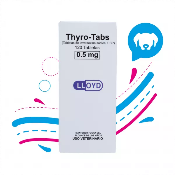 THYRO-TABS PERROS 0,5 MG 120 TABLETAS - Animal Center