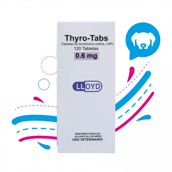 THYRO-TABS PERROS 0,6 MG 120 TABLETAS - Animal Center