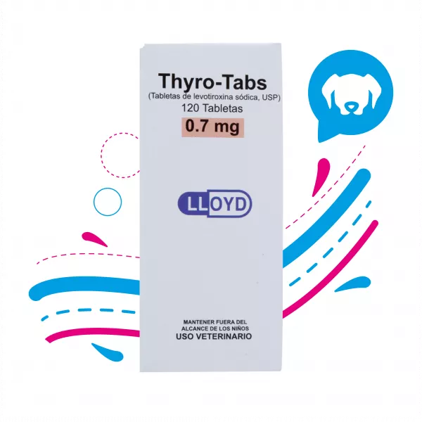 THYRO-TABS PERROS 0,7 MG 120 TABLETAS - Animal Center