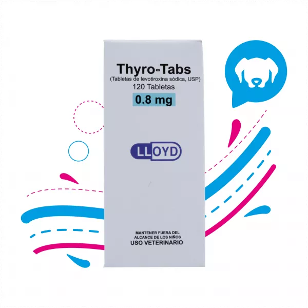 THYRO-TABS PERROS 0,8 MG 120 TABLETAS - Animal Center