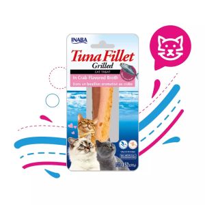 INABA SNACK TUNA FILLET GRILLED CANGREJO USA504AIN - Animal Center