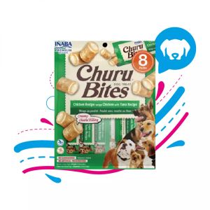 INABA DOG CHURU BITES CHICKEN TUNA 96 GR - Animal Center