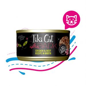 LATA TIKI CAT POLLO Y CARNE EN CALDO 80GRS (11253) - Animal Center