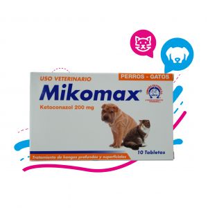 MIKOMAX 200 MG X 10 TABLETAS - Animal Center