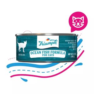 TRIUMPH OCEAN FISH FORMULA CAT FOOD LATA 5.5 OZ - Animal Center