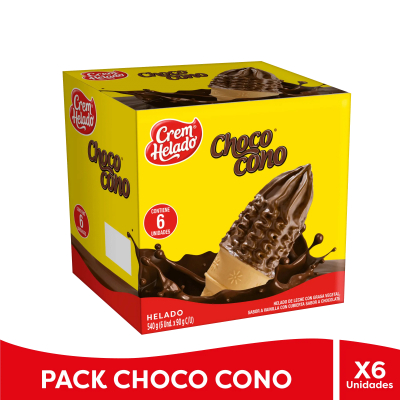 Cono CHOCOCONO Pack x6 - Crem Helado