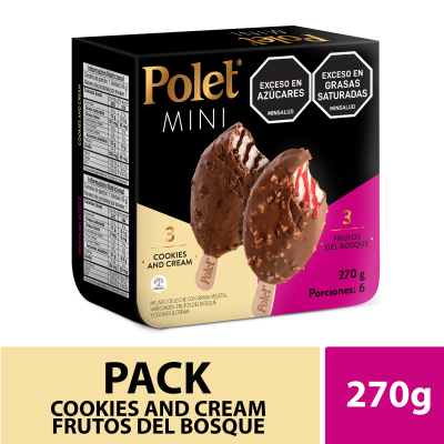 Pal. MINI POLET Surt Pack NI x6ux270g - Crem Helado