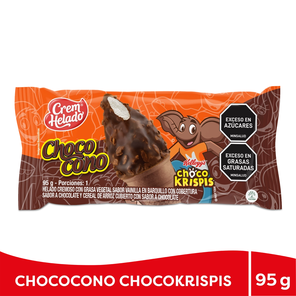 Cono CHOCOCONO CHOCOKRISPIS - Crem Helado