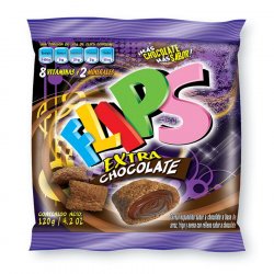 Cereal Flips 16153 X 120Gr Extra Chocolate Bolsa - Home Sentry