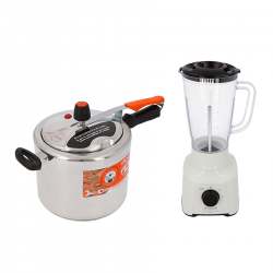 Olla A Presion Imusa 7 Lt + Licuadora Powermix Plus 2 Vel 58610304 ...