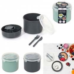 Recipiente Cook Concept Redondo En Plastico Con Cubiertos Surtido ...