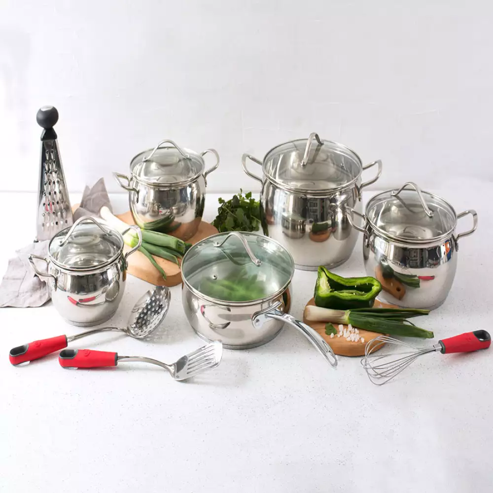 Bateria Ilko Apple 10 Ud Acero Inoxidable 1123899 - Home Sentry