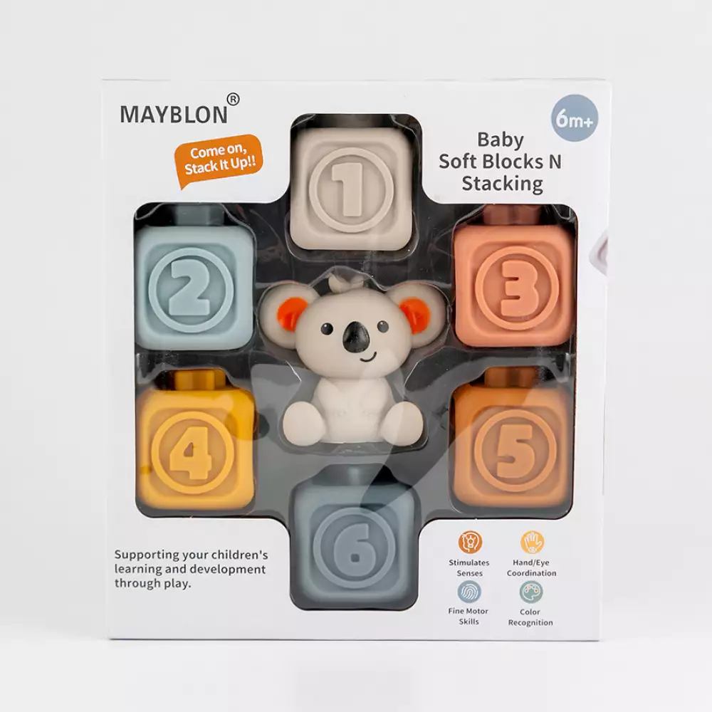 Bloques Maypa Numeros 24X5Cm Plastico - Home Sentry