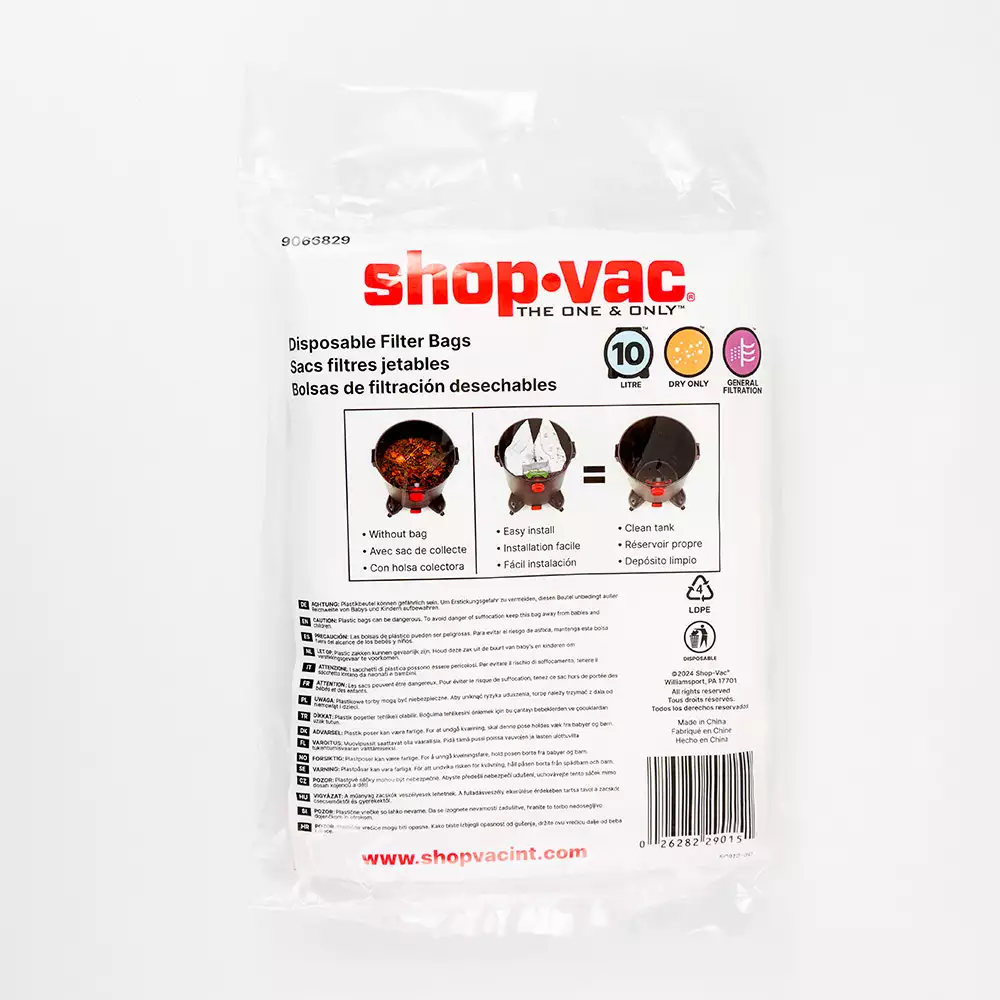 Bolsa Shop Vac Wp9066829 - Home Sentry