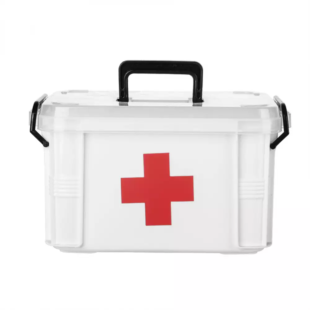 Caja Botiquin 24X17X13Cm Blanco 3 Lt Plastico Tg51119 - Home Sentry