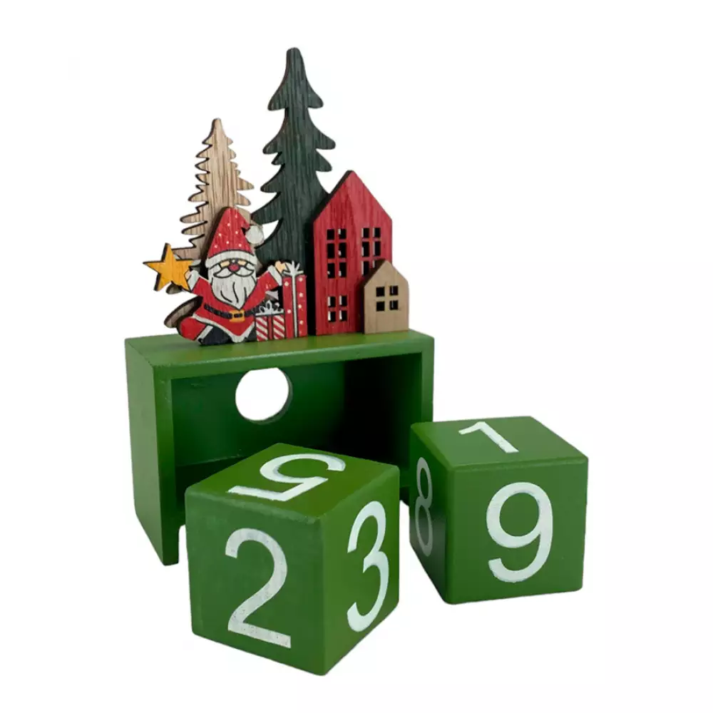 Calendario Santini Decorativo 4X15Cm Madera 201-2500366 - Home Sentry