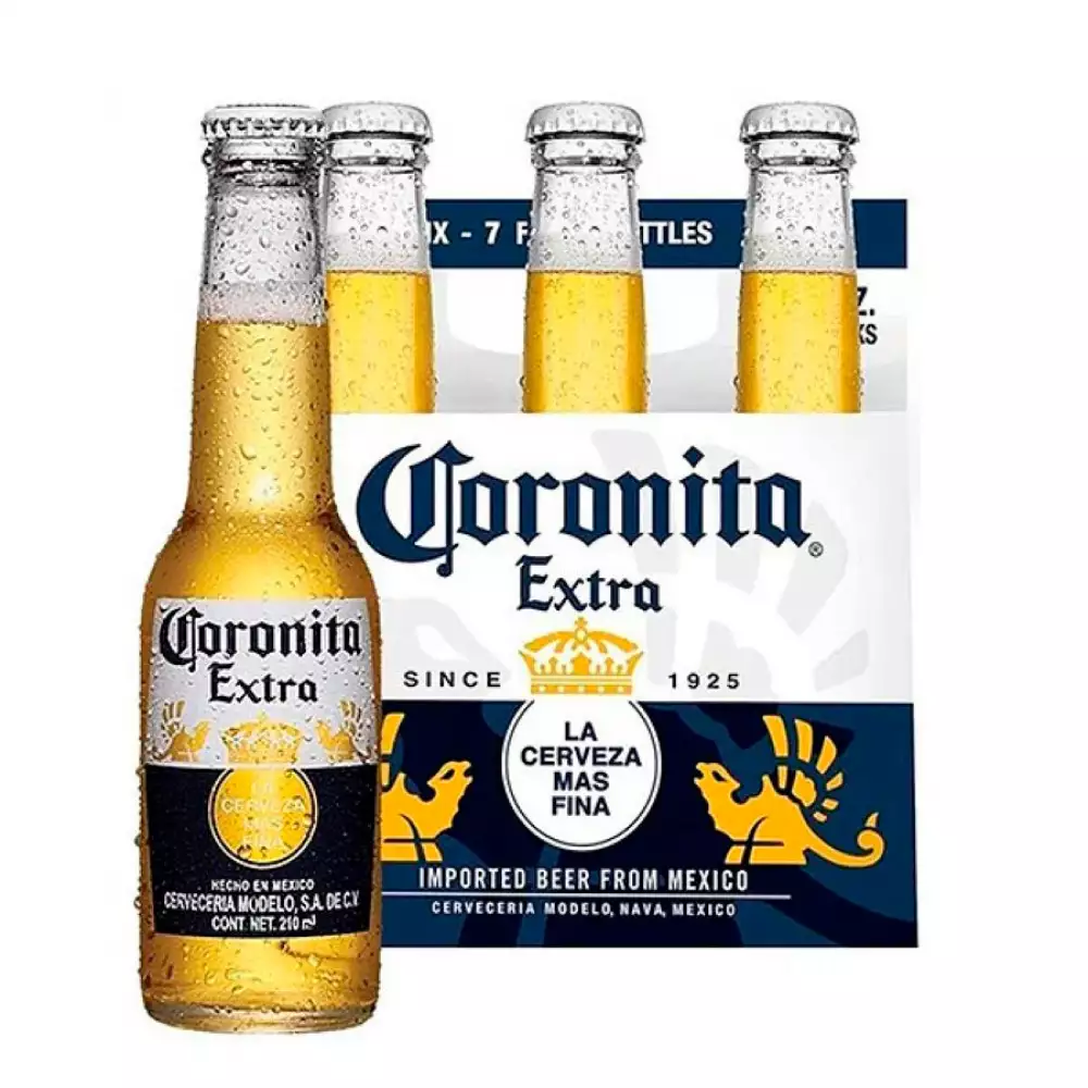 Cerveza coronita x 210ml c-u six pack botella - Home Sentry