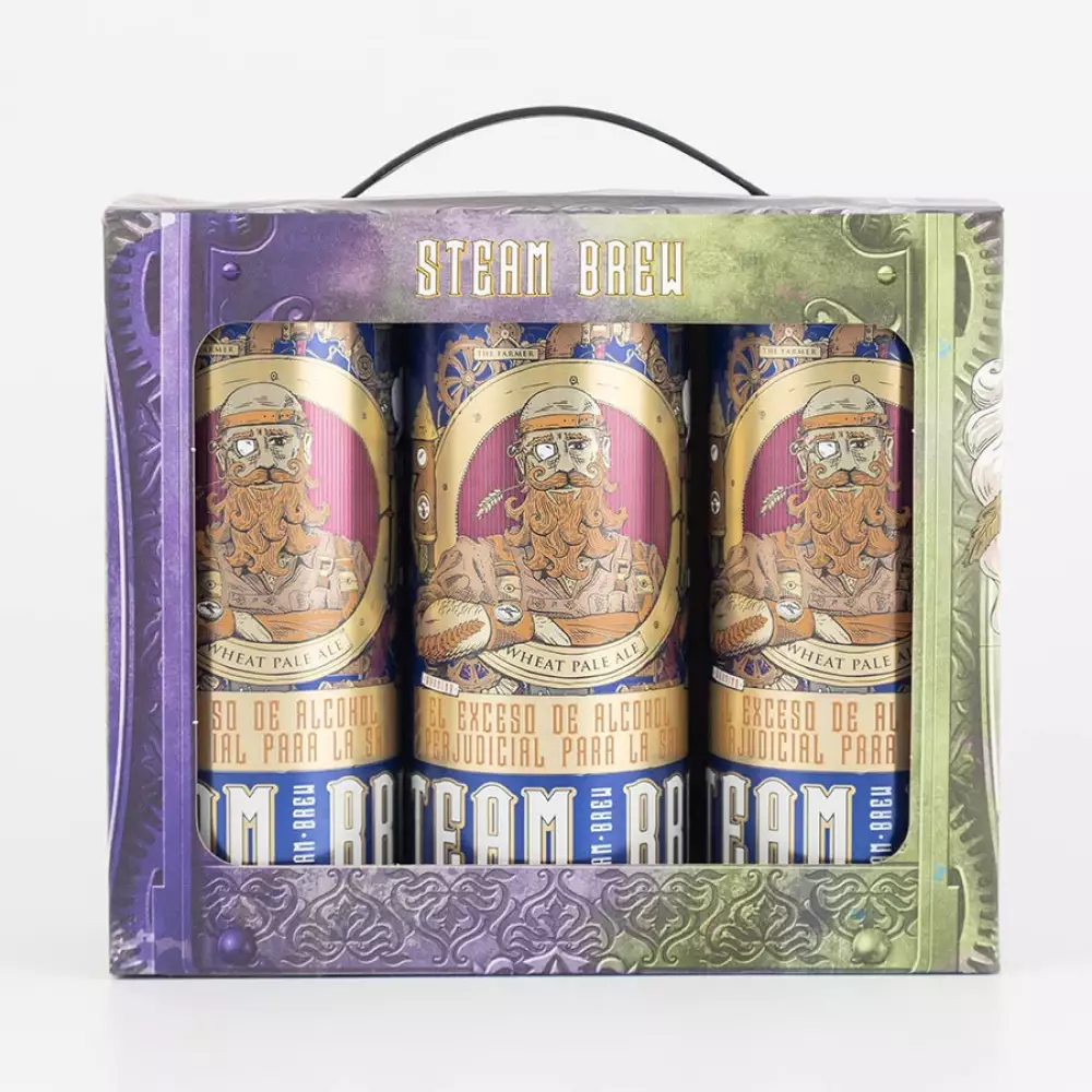 Cerveza Alemana Steam Brew Promoción Tripack