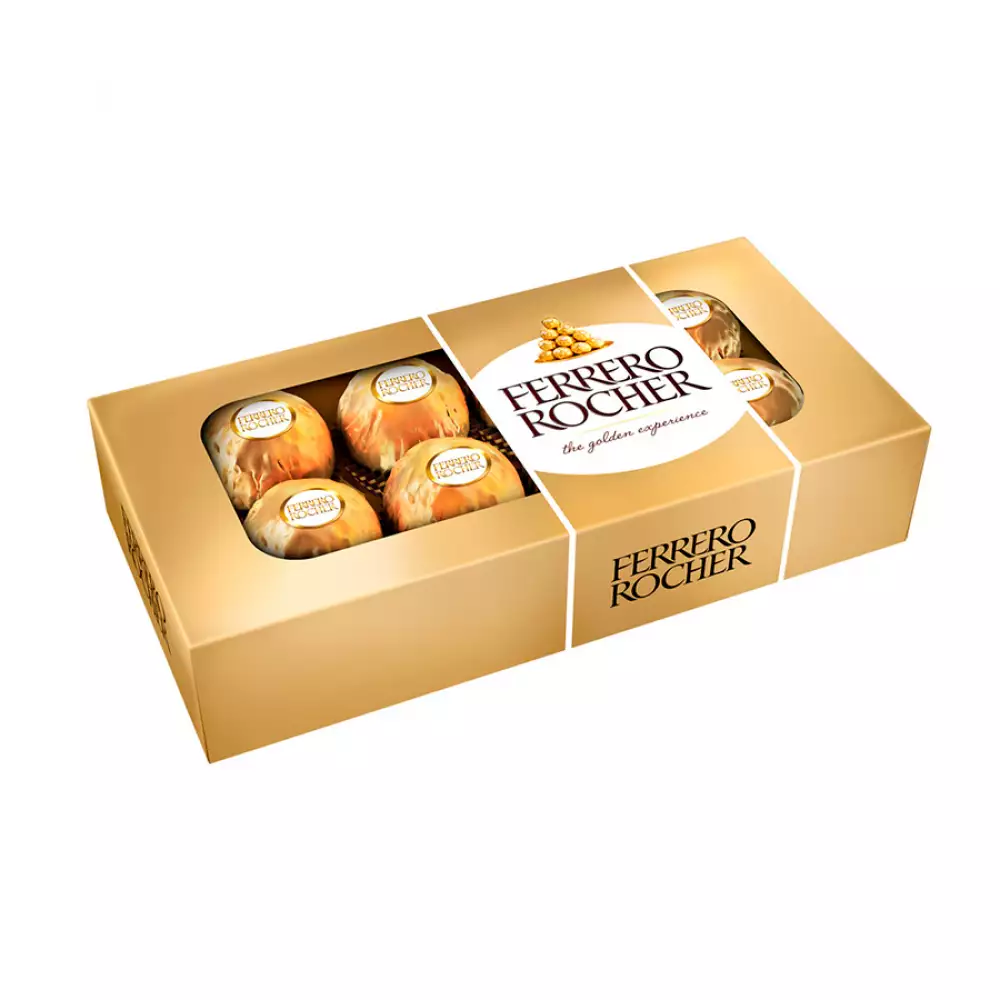 Chocolate Ferrero 8 Ud 100 Gr 1301586 - Home Sentry