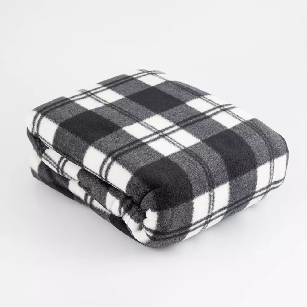 Cobija Dani Fenissa Sencillo Negro 100% Microf - Home Sentry