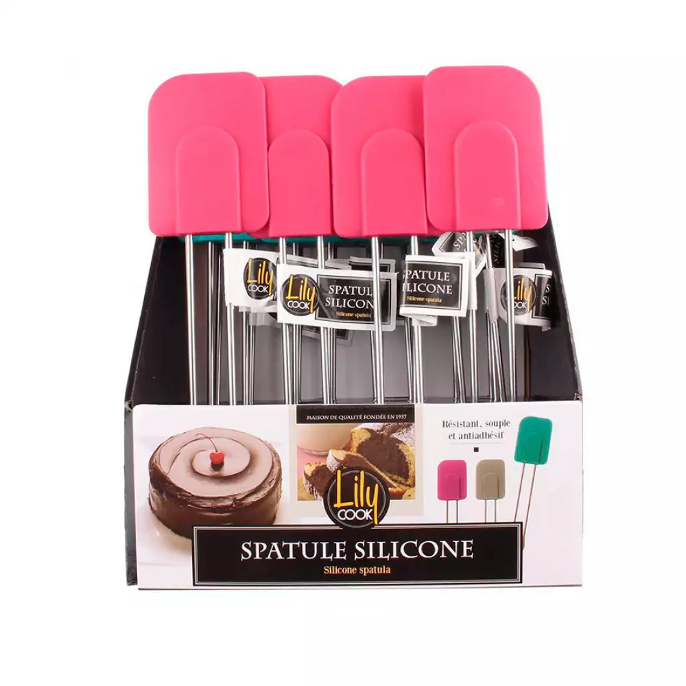 Combo 3 Espatulas Lily Cook Kb5012 Con Mango Metal.Surtido - Home Sentry