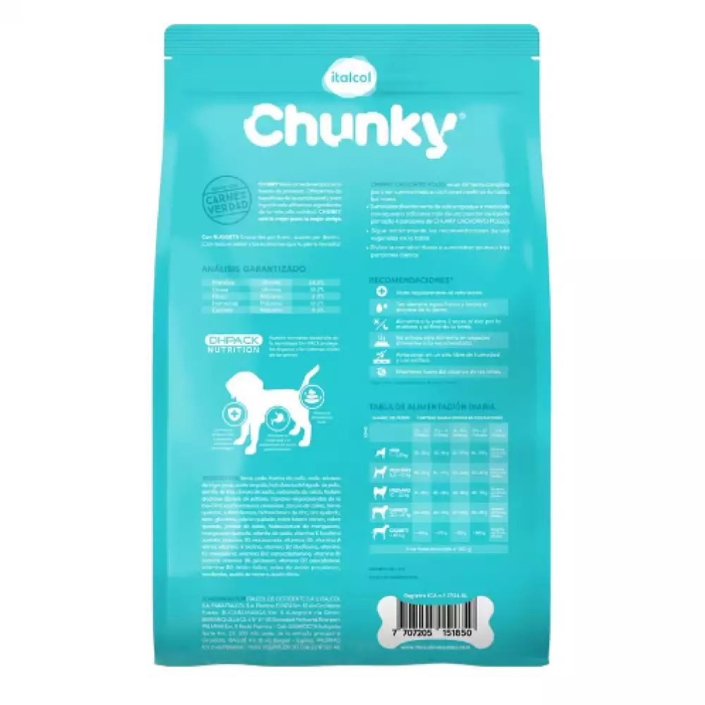 Alimento Para Perro Chunky Cachorros 9 Kg | Home Sentry