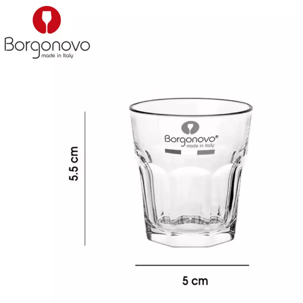 Copa Trago Corto Borgonovo London 42 Ml 6 Pz Vidrio 11085819 - Home Sentry