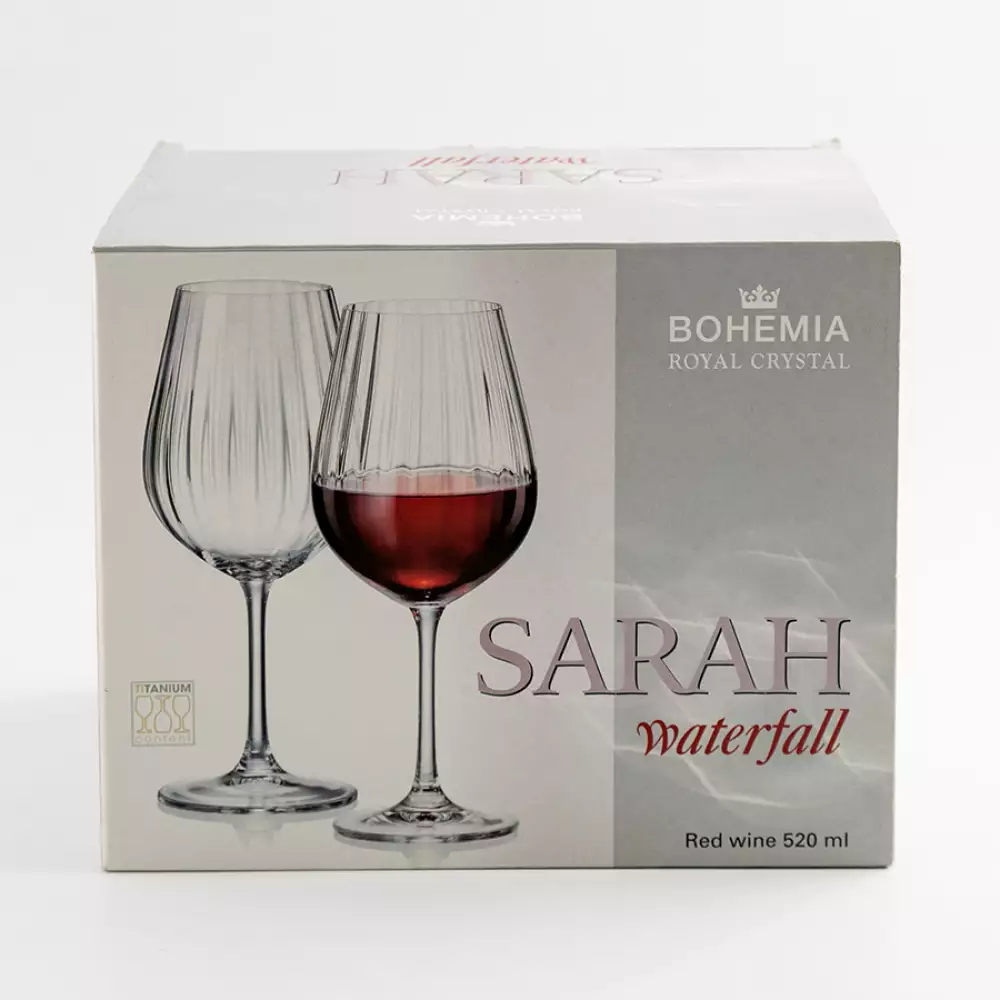 Copas Bohemia Sarah 520 Ml 6 Pz Cristal - Home Sentry