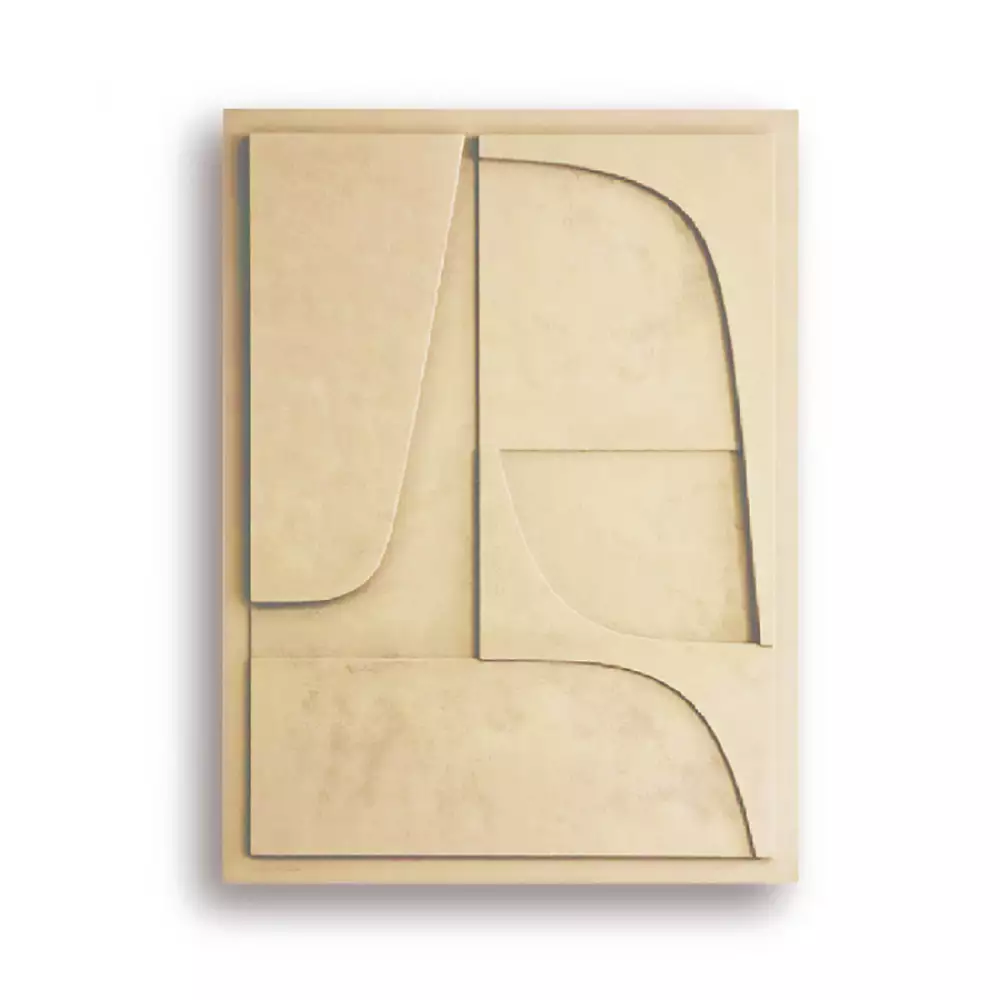 Cuadro alto relieve construccion 2 color surtido - Home Sentry