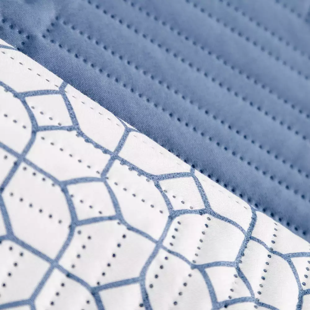 Cubre Cama Expressions Basic King Azul 100% Poliester Qskmsblbs9 - Home ...