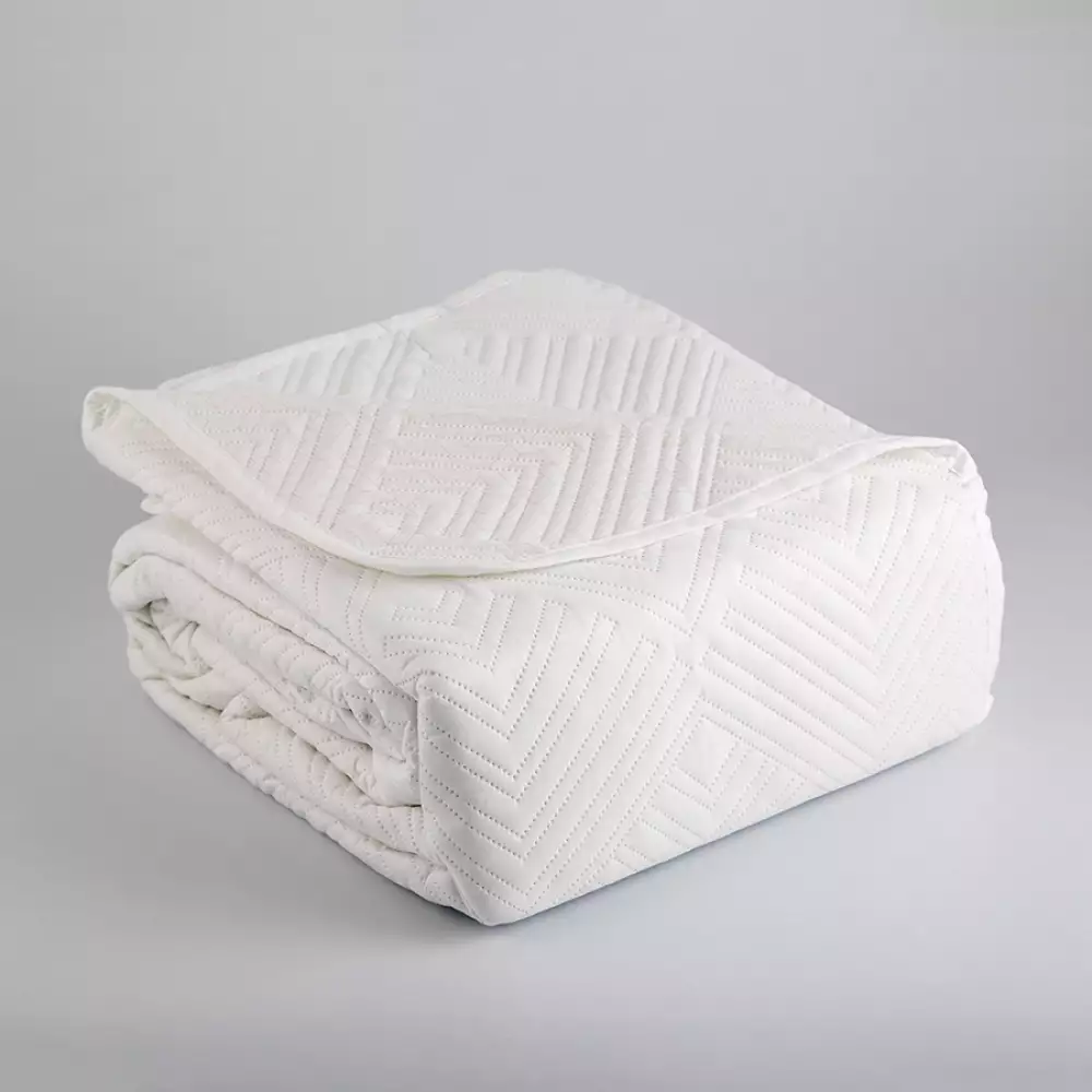 Cubre Cama Expressions Basic King Blanco 100% Poliester Qskmowhbs ...