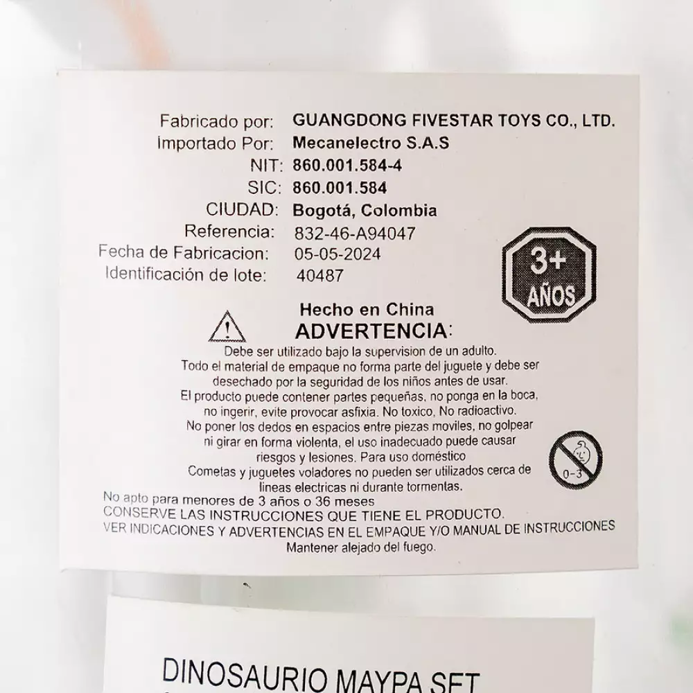 Dinosaurio Maypa Set 34X17Cm Verde 41 Pz - Home Sentry