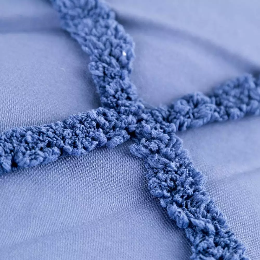 Edredon Expressions Selina Diamond Queen Azul 100% Poliester Csfq ...