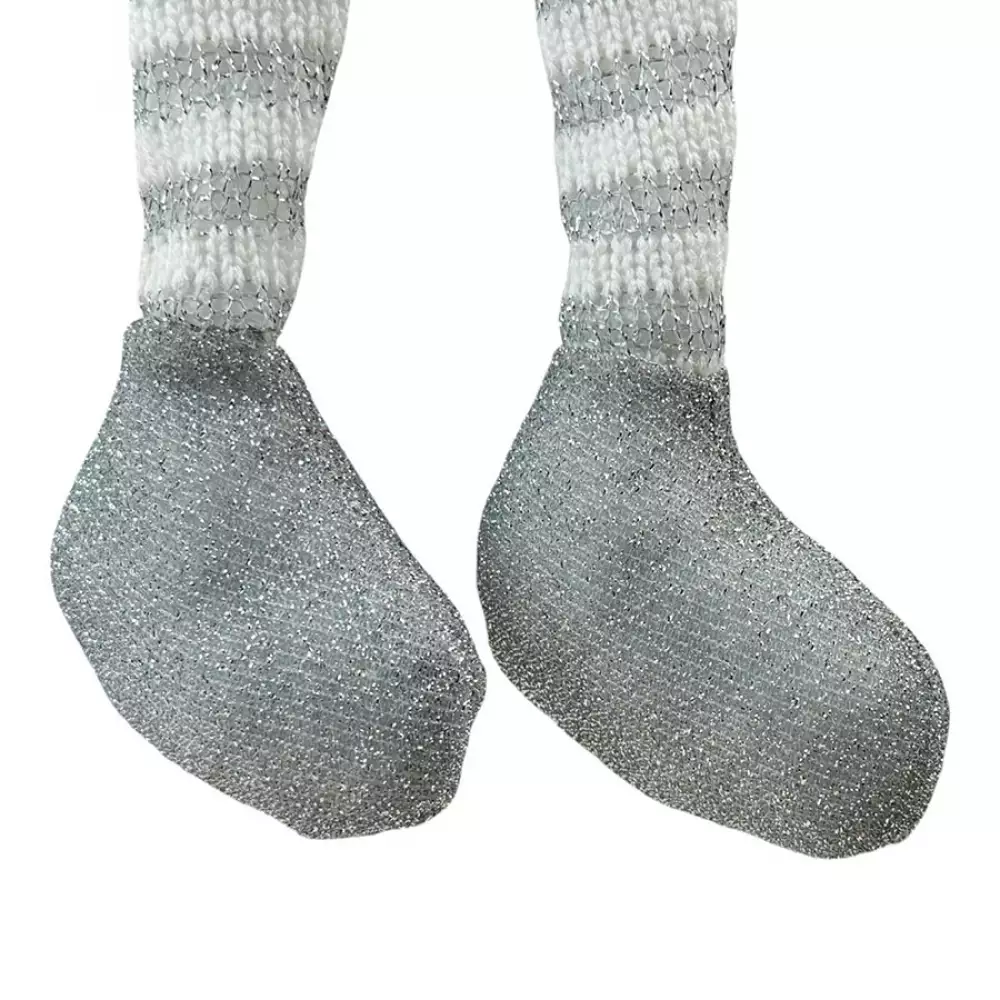 Muneco Santini Gnomo 11X53Cm Plateado Poliester 150-6000065 - Home Sentry