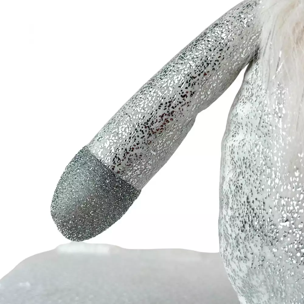 Muneco Santini Gnomo 11X53Cm Plateado Poliester 150-6000065 - Home Sentry