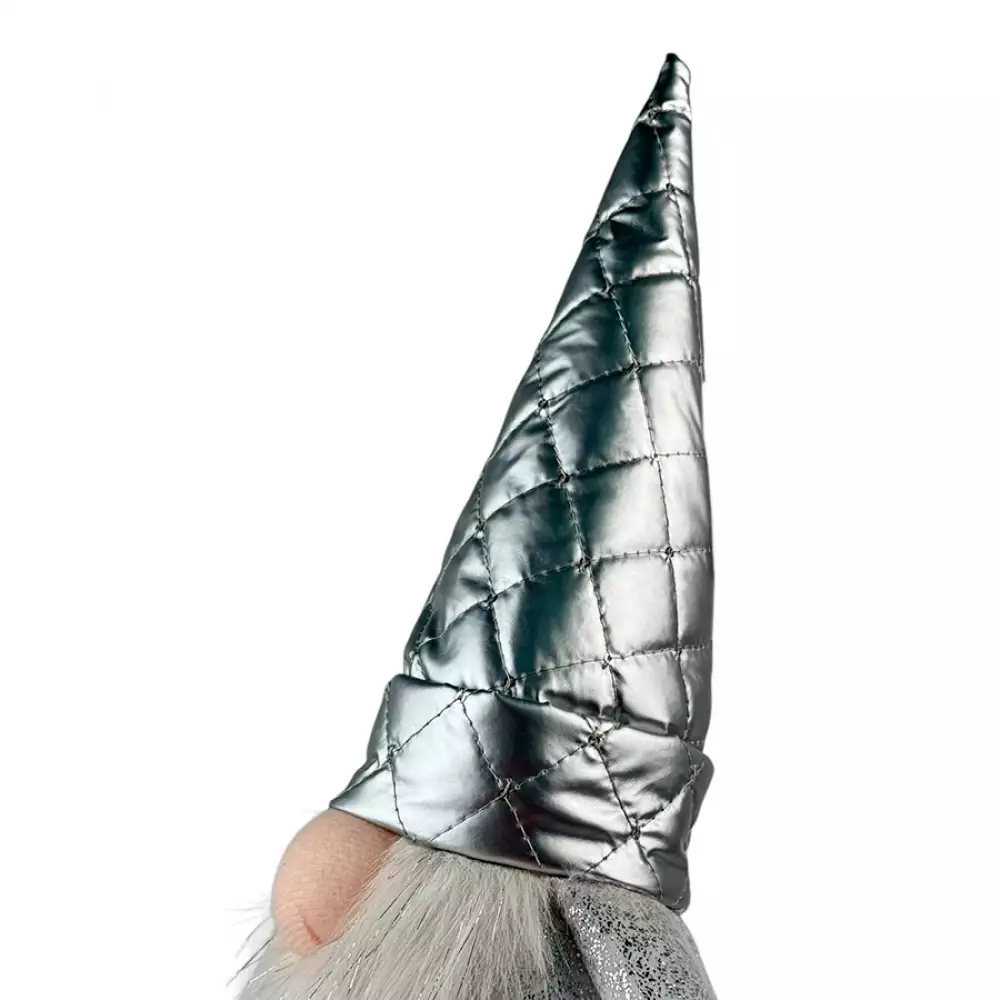 Muneco Santini Gnomo 11X53Cm Plateado Poliester 150-6000065 - Home Sentry