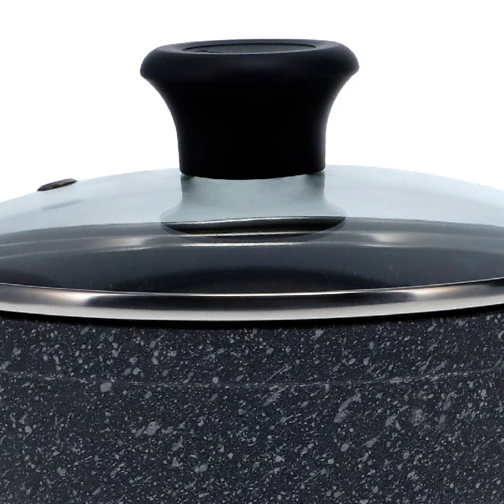 Perol Imusa 18Cm Aluminio Fundido Con Tapa En Vidrio Gusto 5861031 ...