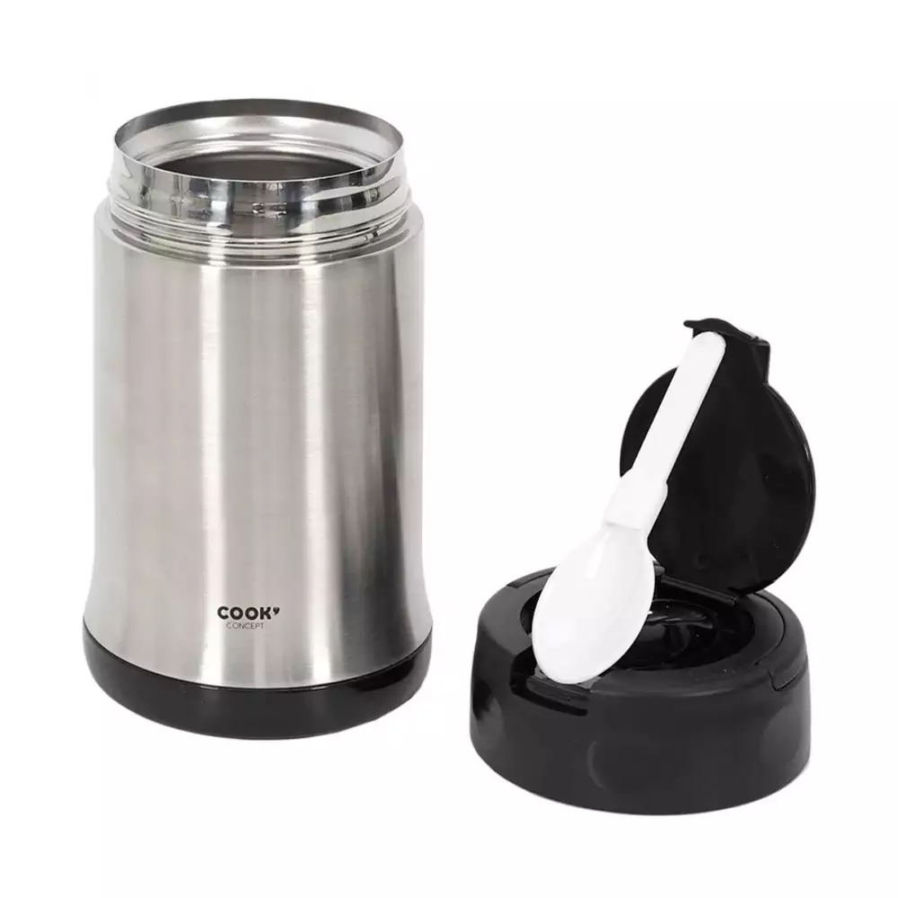 Termo Cook Concept Para Sopa Con Cubiertos En Acero Inoxidable Y P ...