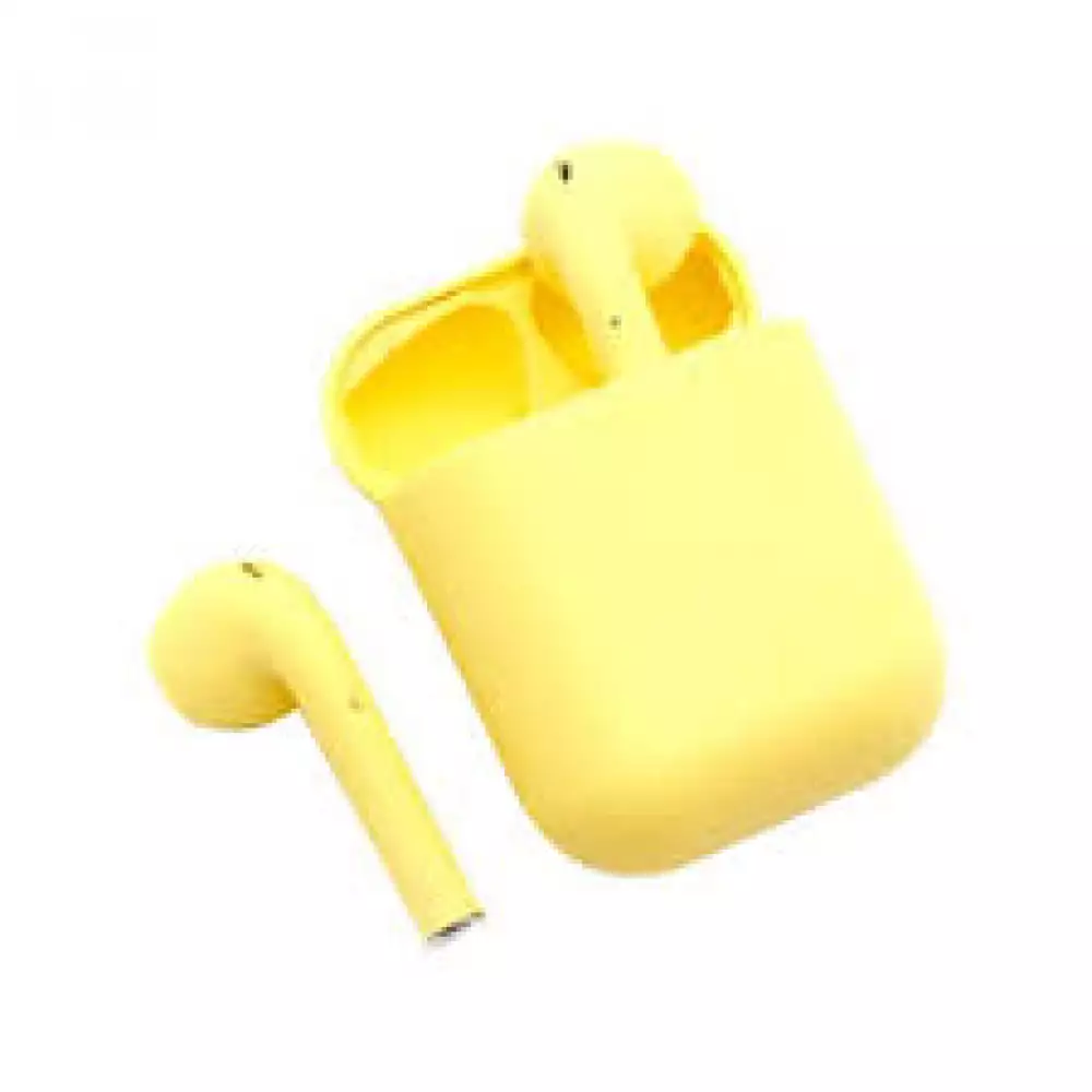 Audífonos Auriculares Bluetooth Tipo Airpods Amarillo - La Plaza Morada