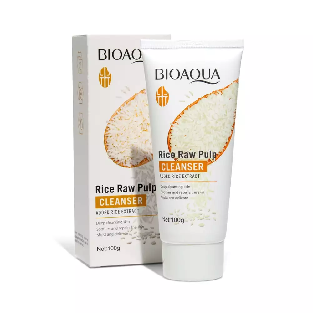 BIOAQUA Rice Raw Pulp Cleanser - La Plaza Morada