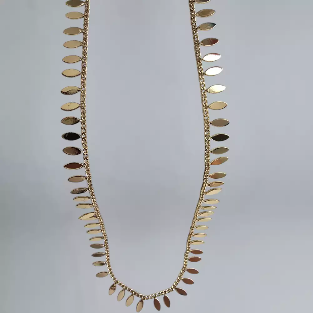 CADENA ESTILO HOJAS - La Plaza Morada