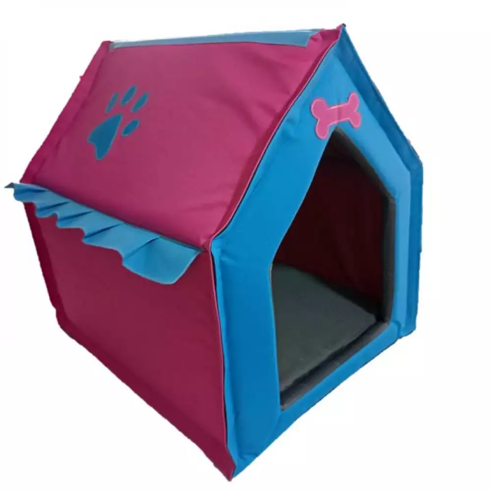 Cama Casa Mediana en Lona - La Plaza Morada