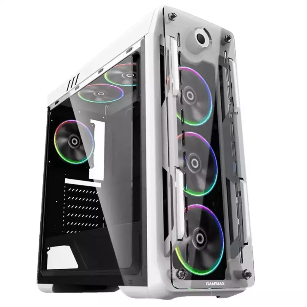 Chasis Gamemax Optical White - La Plaza Morada