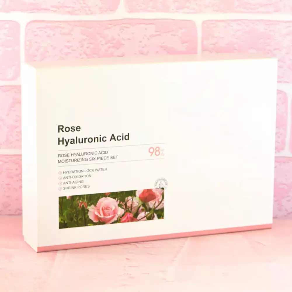 Kit de Lujo Rosas y Ácido Hialurónico BIOAQUA - La Plaza Morada